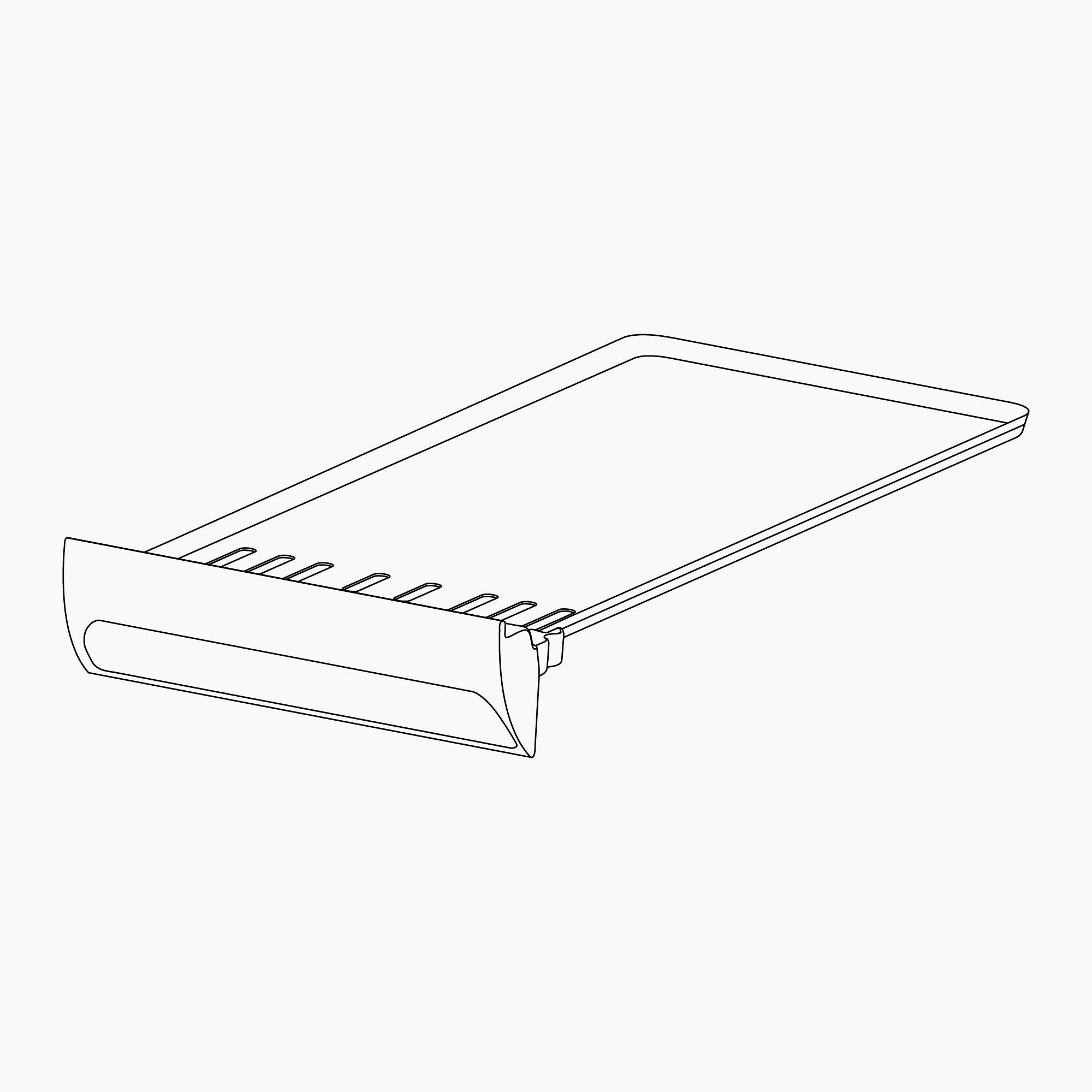 Architect Toaster Crumb Tray - Grey (CAT2 & CAT4)