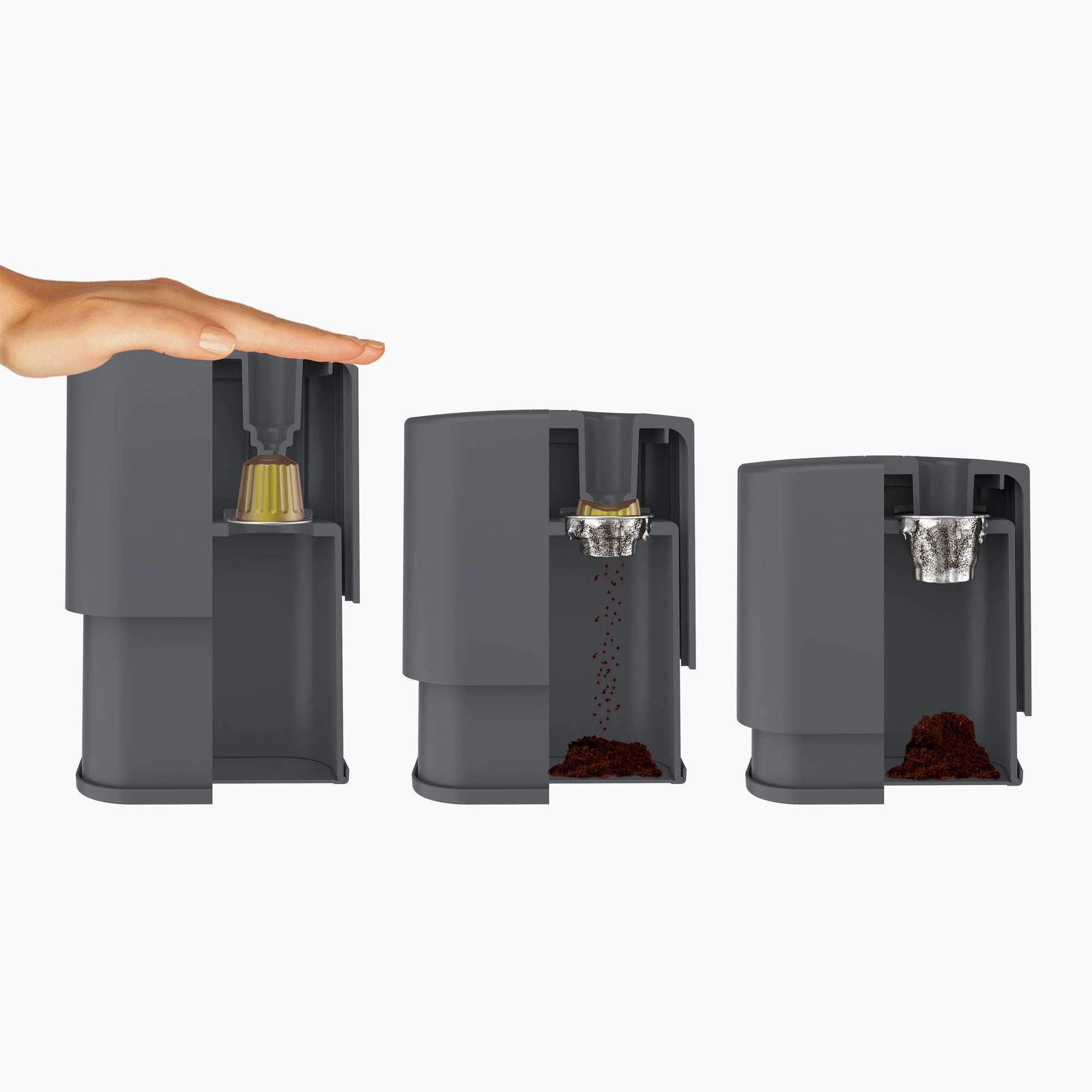 Dualit EcoPress Duo Max — Easy Home Coffee Recycling Solu...