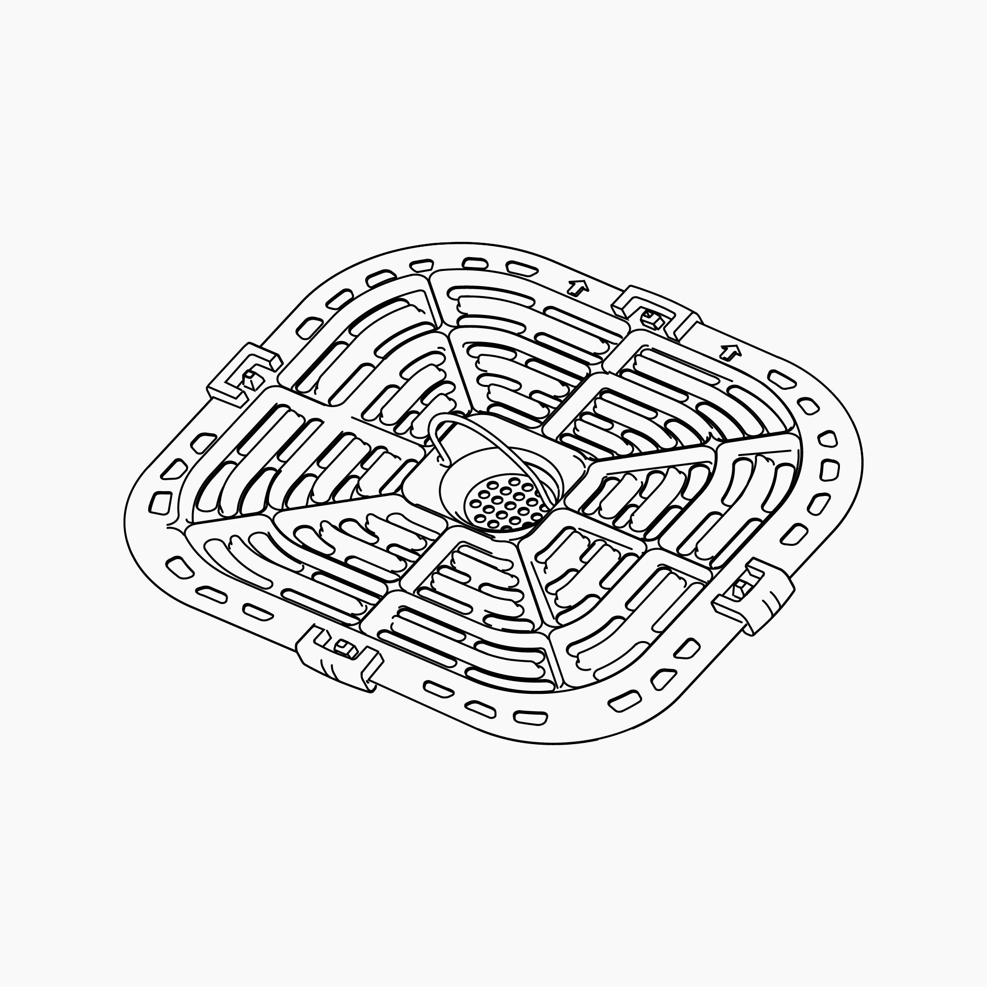 Air Fryer Crisper Plate (DAF1)