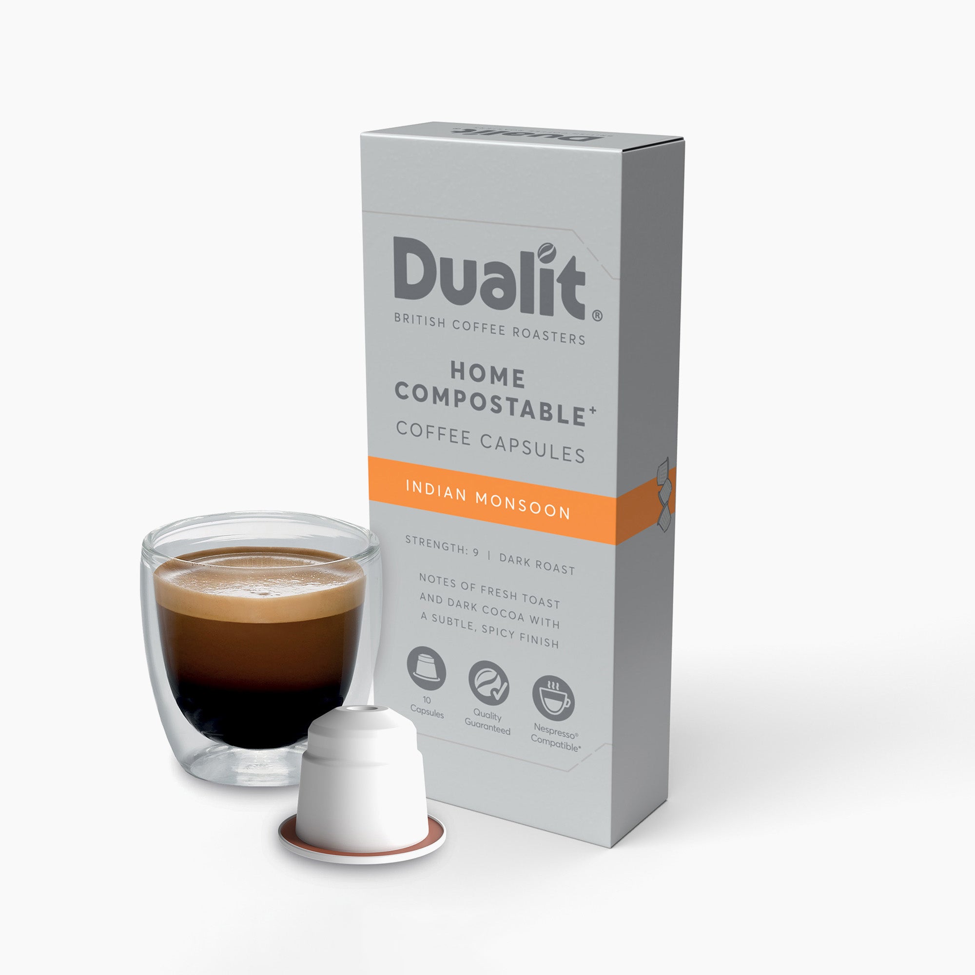 Dualit Compostable Nespresso Compatible Coffee Capsules